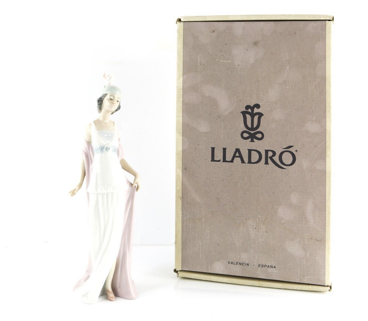 Lladro 'Talk Of The Town' Flapper Lady Girl Figure Model 5788, Boxed ...