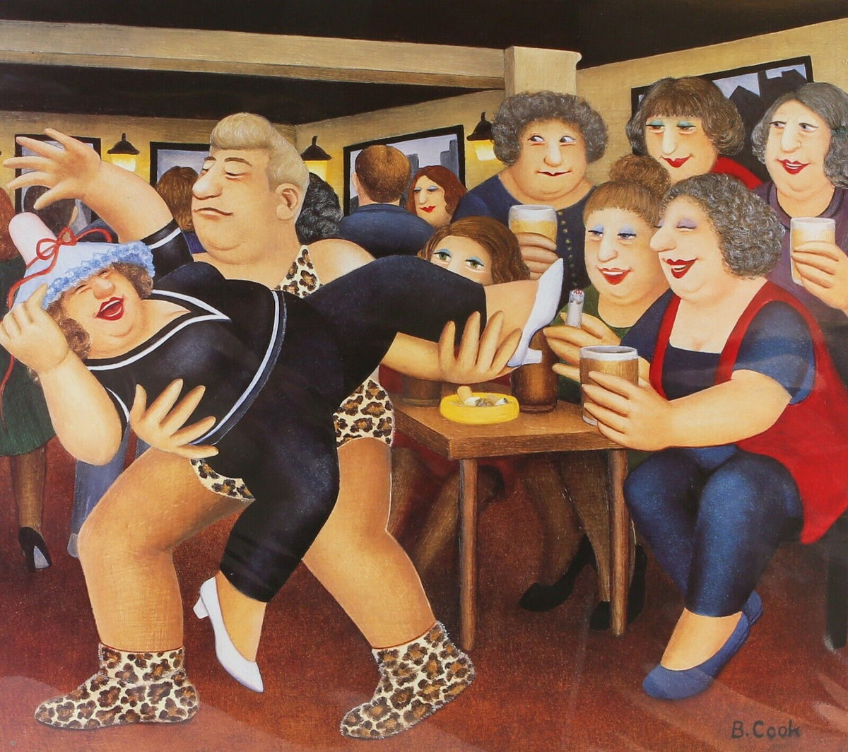 Beryl Cook 'Tarzanogram' Limited Edition Print 609/650, Signed — PM ...