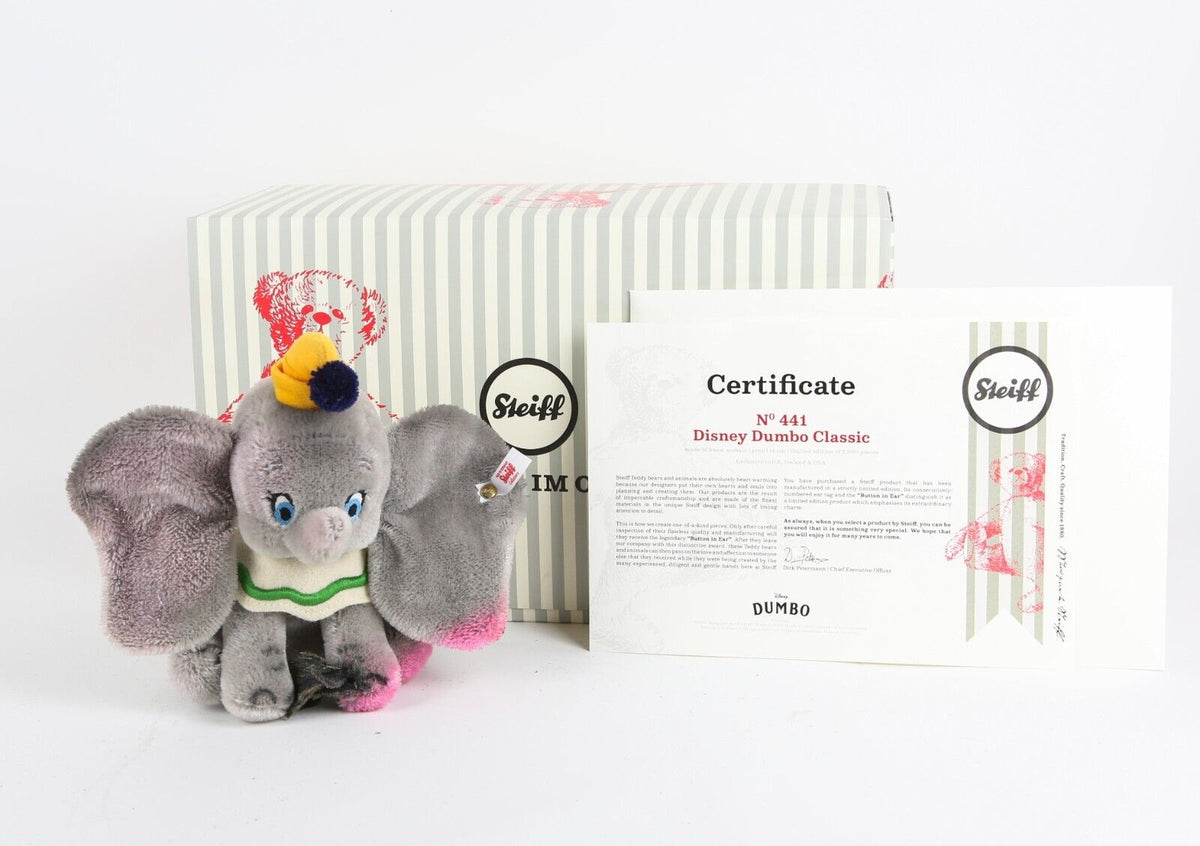 Steiff 'Dumbo' Limited Edition Disney Elephant Teddy Bear 683763, Boxed ...