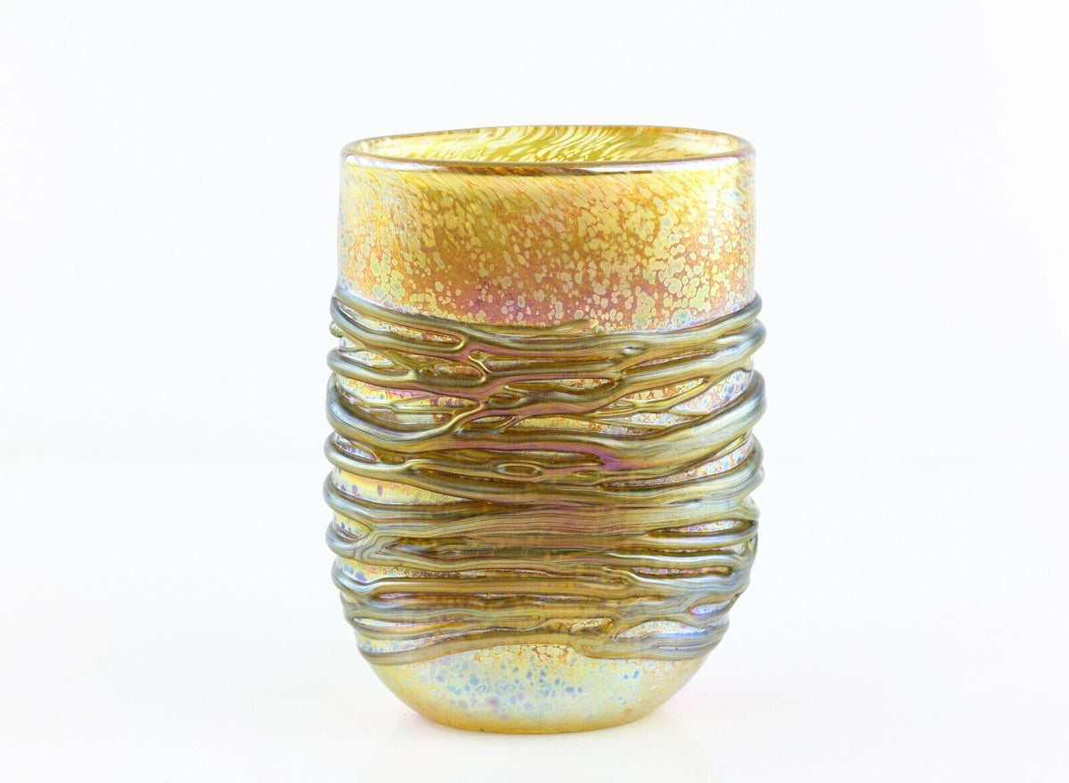 Timothy Harris For Isle Of Wight 'Nightsea' Gold Colourway Glass Open ...