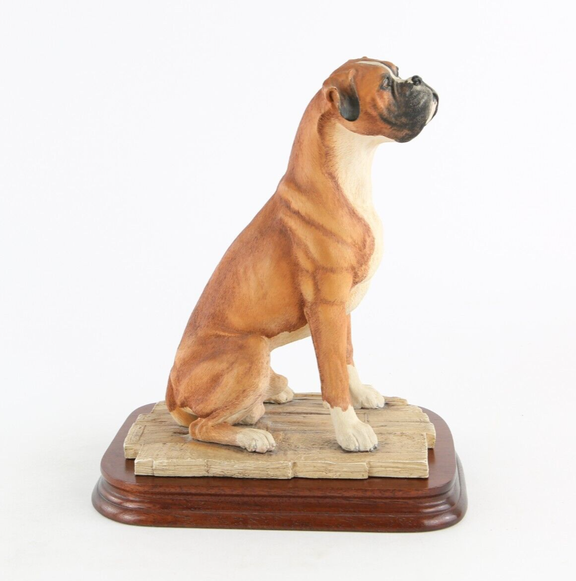 Border Fine Arts 'Boxer' Seated Dog Figure Model Tableau Mt09, Boxed ...