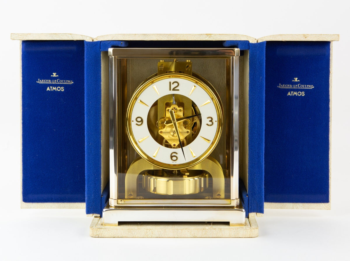 Jaeger Lecoultre Atmos Rhodium Plated Silver Colour Bracket Mantel ...