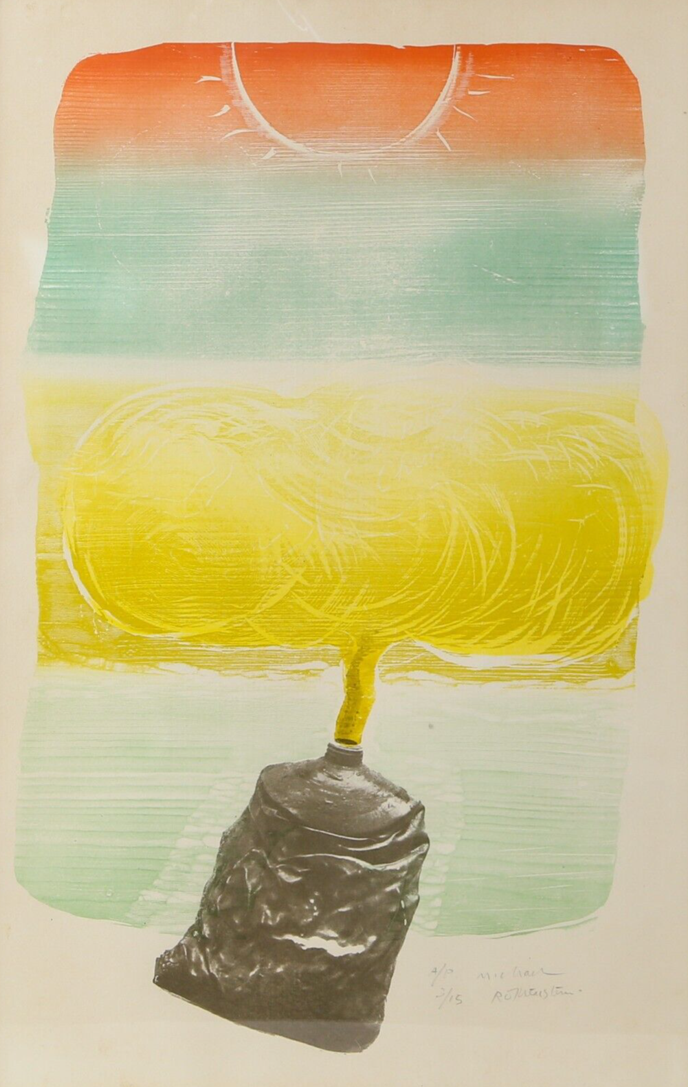 Michael Rothenstein, 'Three Yellow', Limited Edition Colour Print 3/15 ...