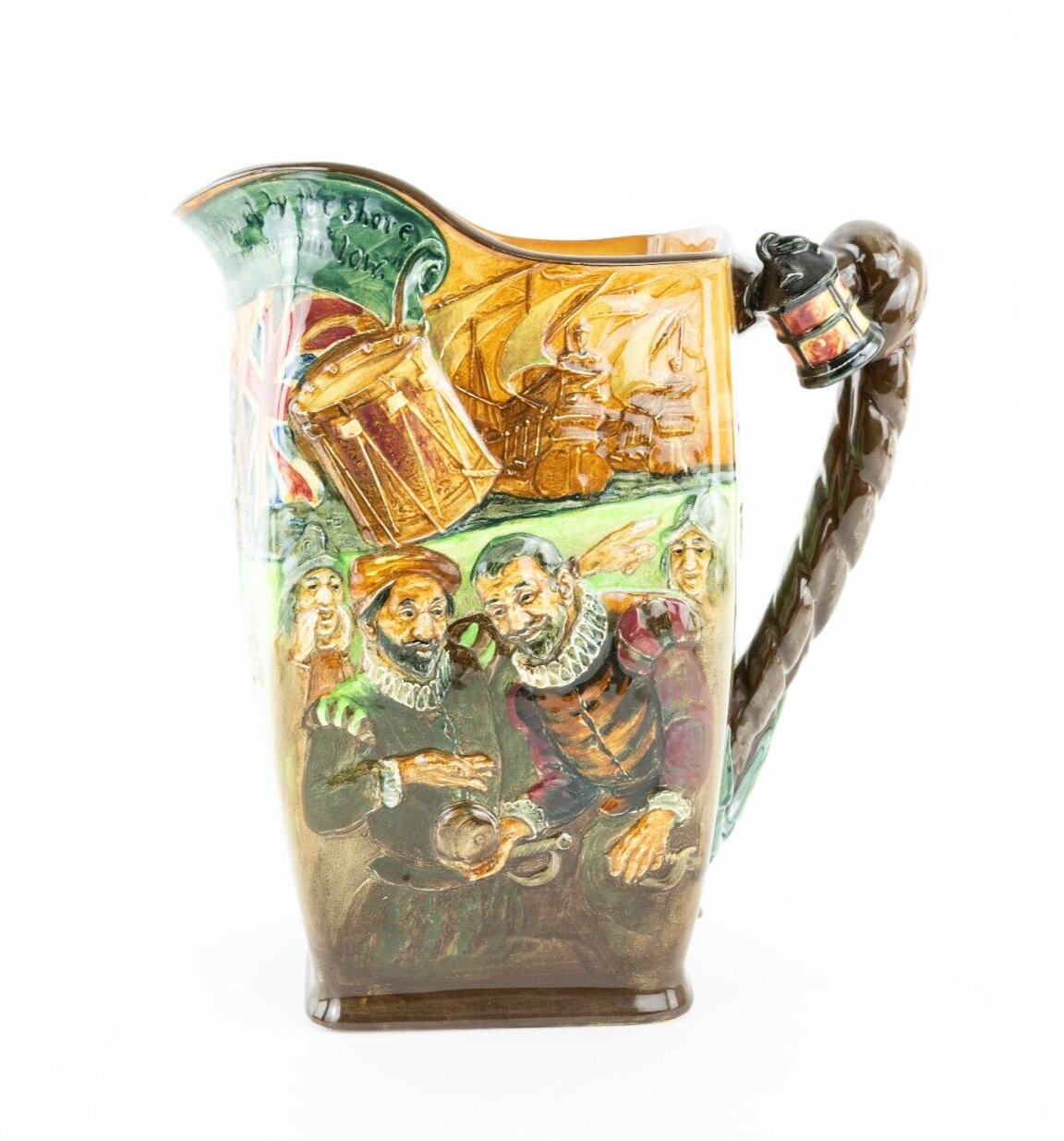 Royal Doulton 'The Drake Jug' Large Limited Edition Jug Vase Loving Cup ...