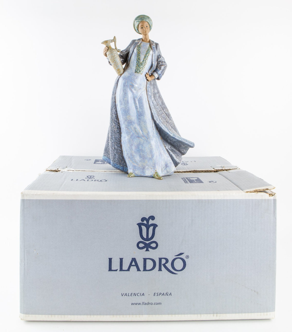 Lladro 'Waters Of The Oasis' Large Begona Jauregi Gres Fugure Model ...