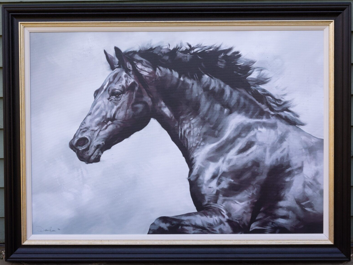 Debbie Boon, 'The Conqueror', Limited Edition Horse Canvas Print 52/95 ...