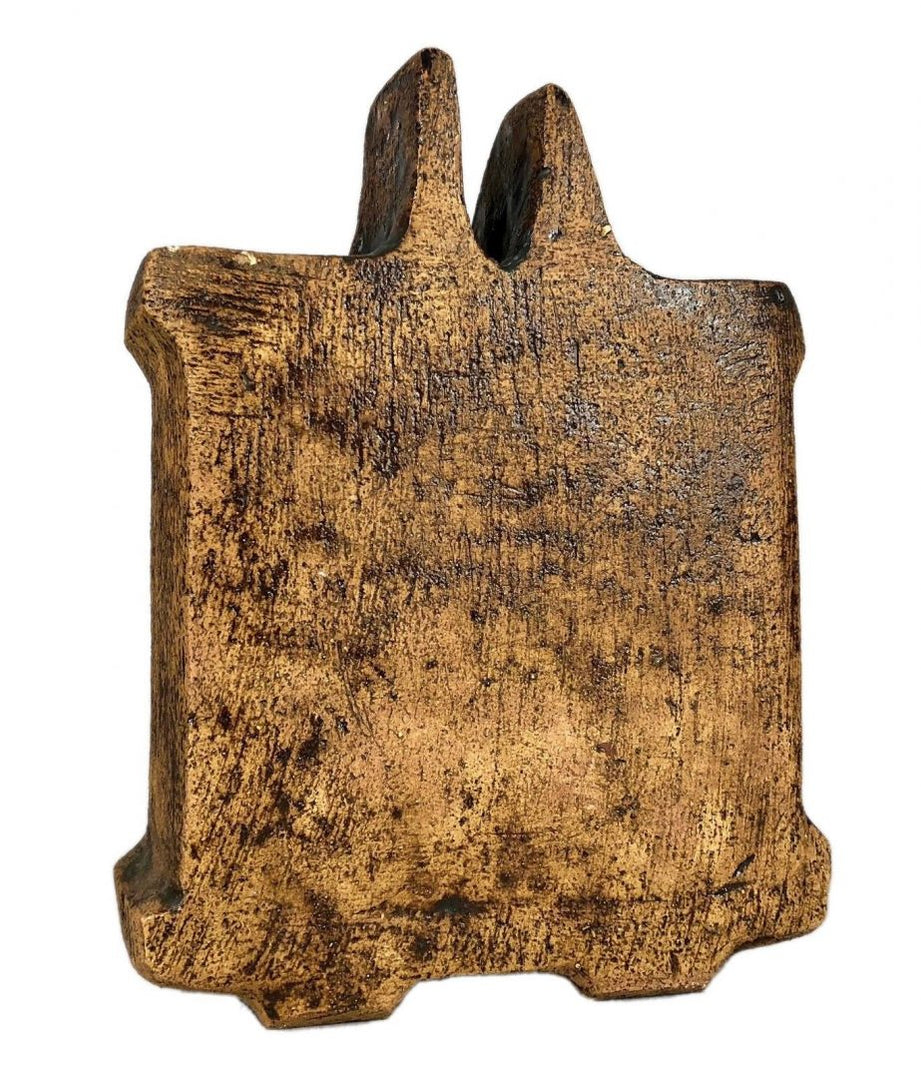 Alan Wallwork (British B.1931) Studio Art Pottery Mottled Squat Slab ...