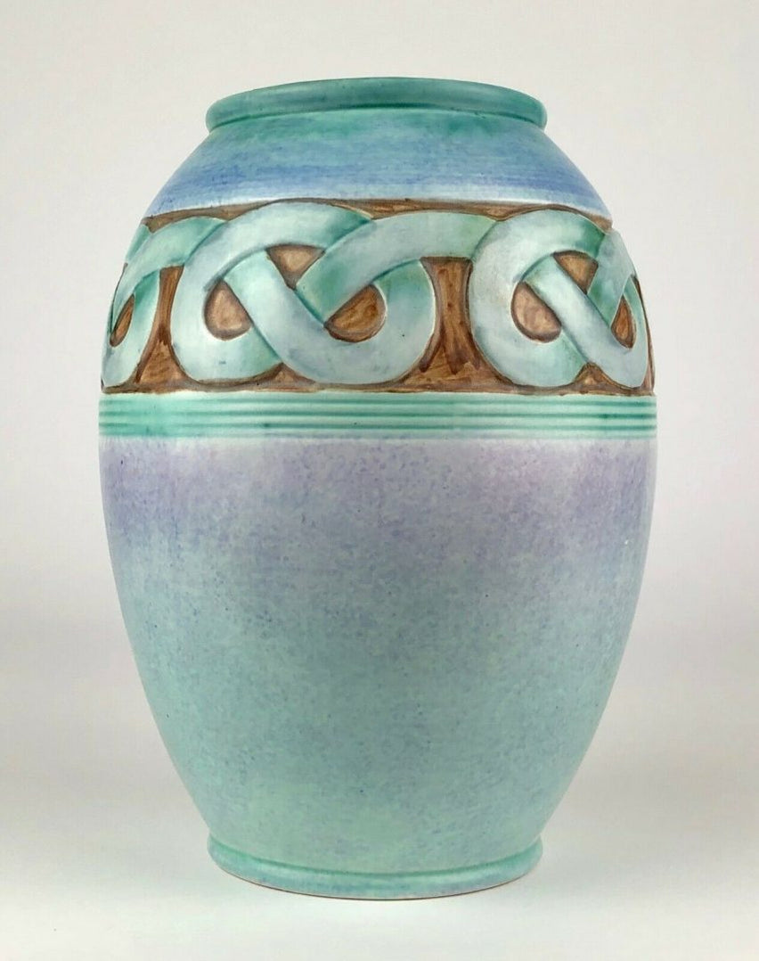 Albert Hallam & Mr Owen For Beswick Pottery - C1934 Ovoid Oviform Vase ...