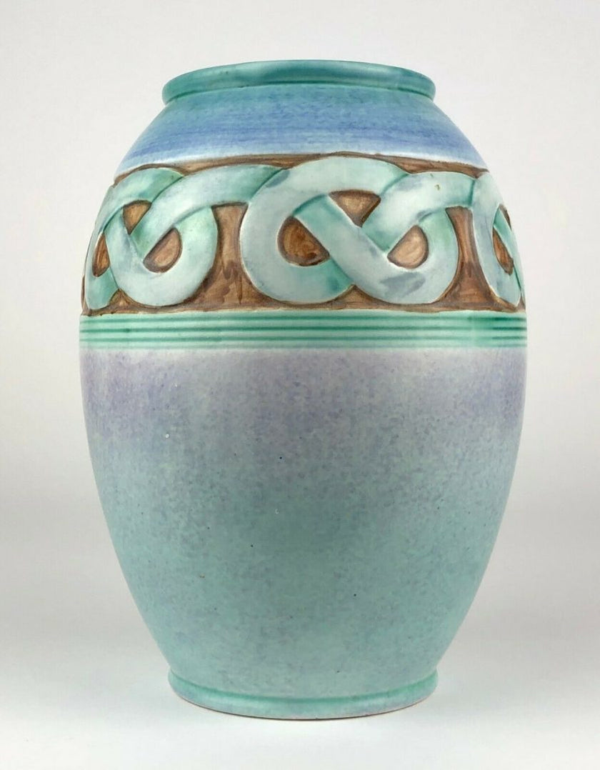 Albert Hallam & Mr Owen For Beswick Pottery - C1934 Ovoid Oviform Vase ...