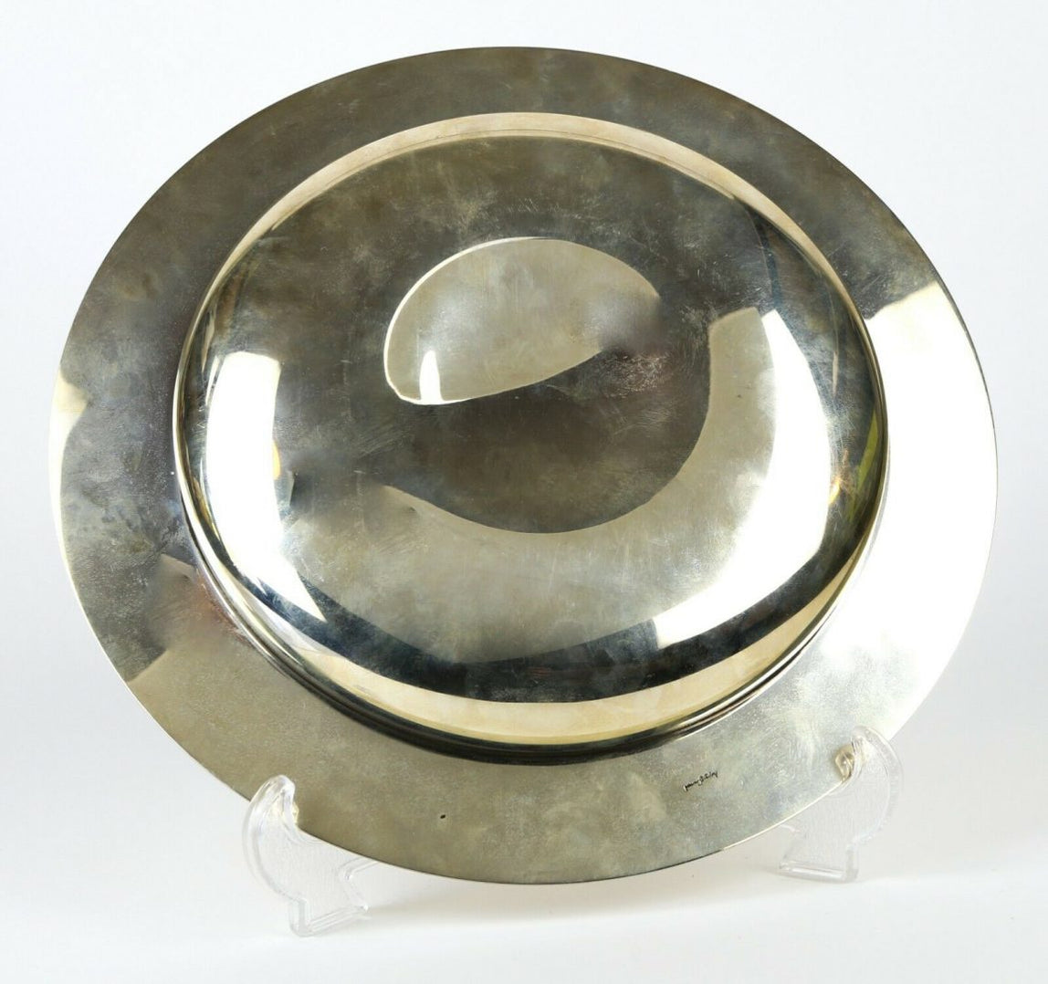 Asprey & Garrard, London 2000 - Large 925 Sterling Silver Armada Dish ...
