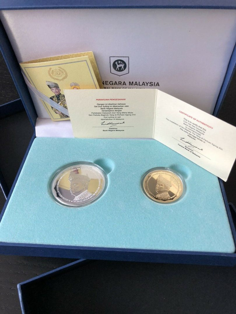 Bank Negara - Central Bank Of Malaysia Nordic Gold & Silver Proof Coin ...