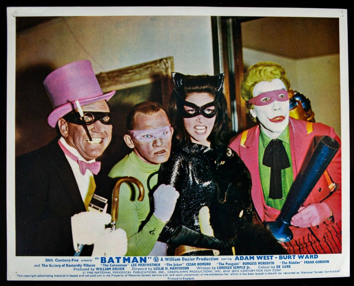 Batman (1966) - Original Uk British Film Movie Front Of House Cinema ...