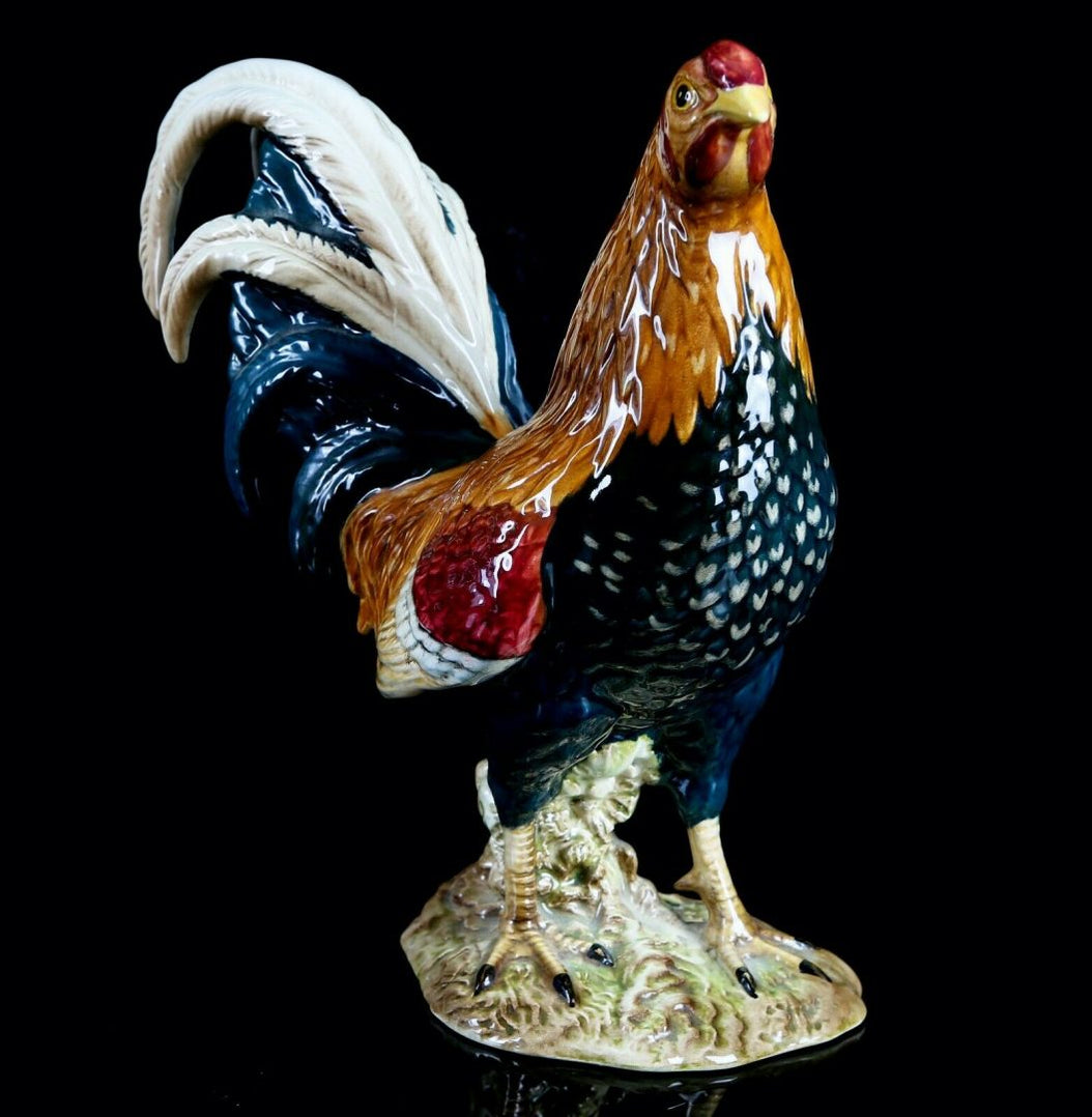 Beswick -Gamecock- Large Gloss Cockerel Rooster Bird Figure Model 2059 ...