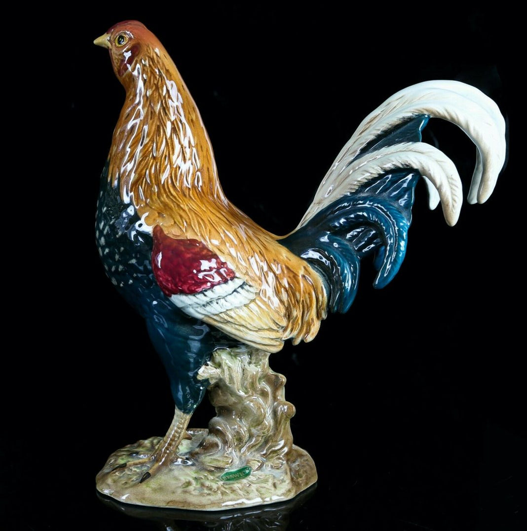 Beswick -Gamecock- Large Gloss Cockerel Rooster Bird Figure Model 2059 ...