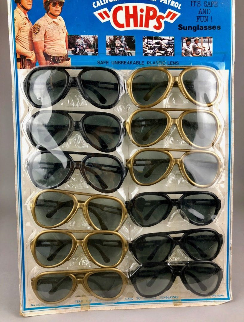 California Highway Patrol -Chips- Original Toy Shop Sunglasses Display ...