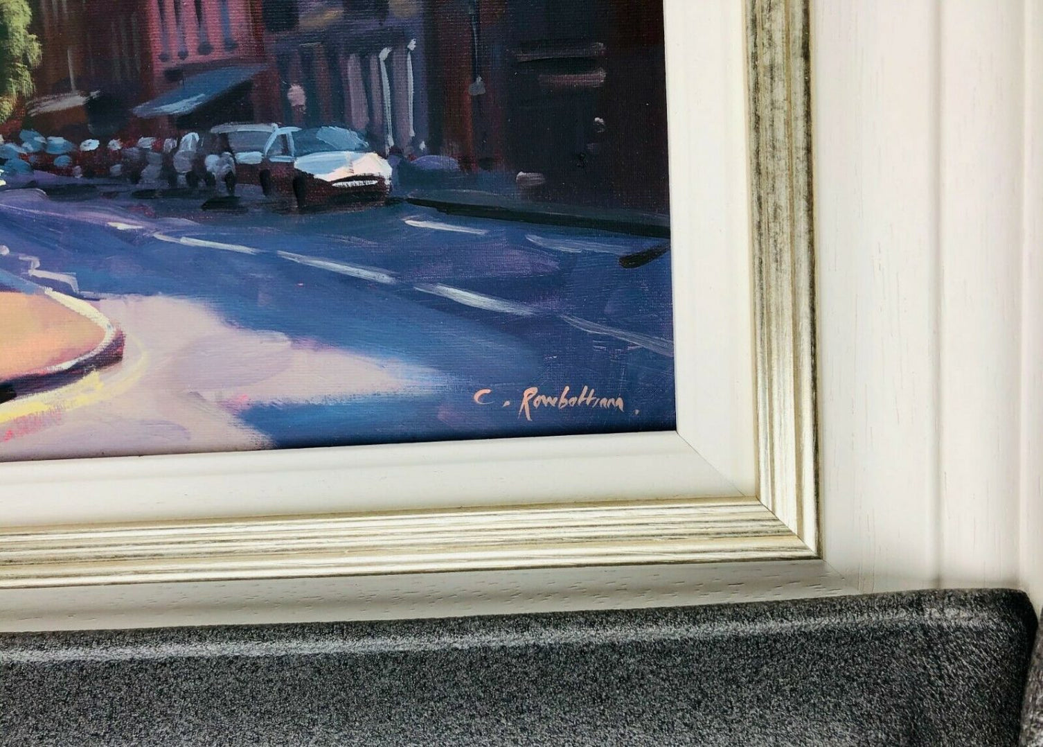 Charles Rowbotham (British, C20Th) -Marlow High Street- Oil On Board ...