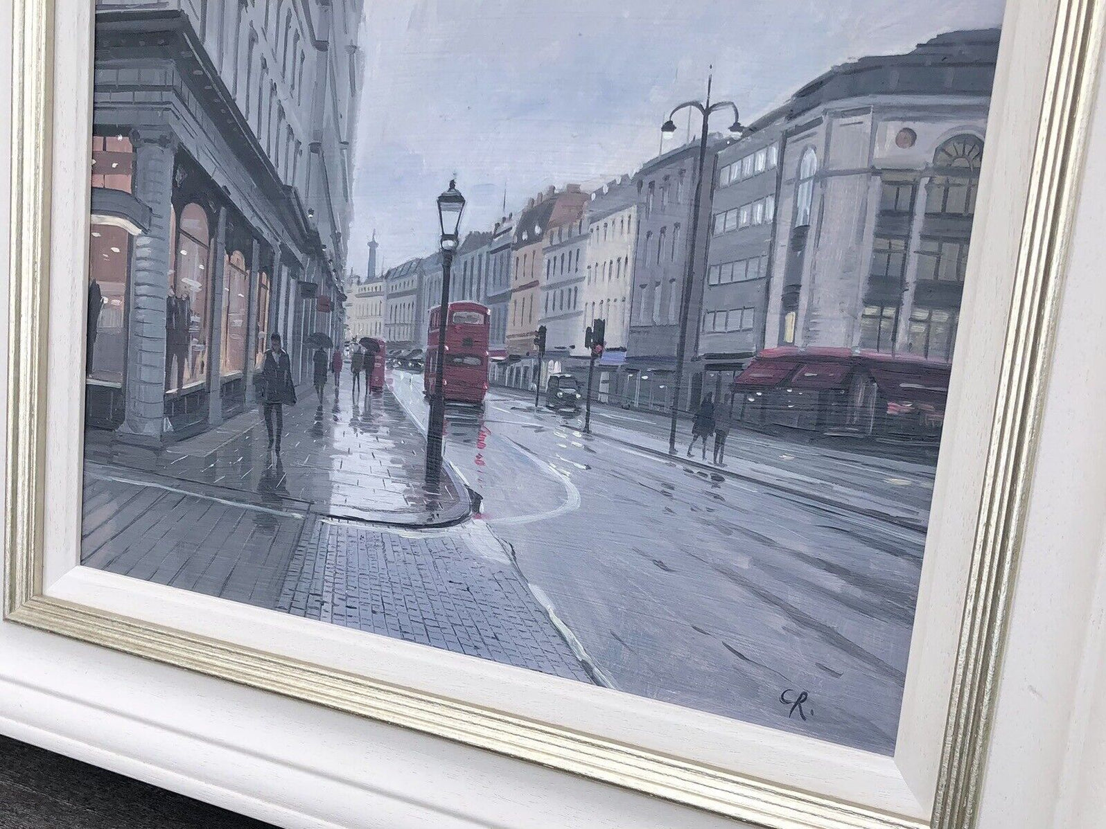 Charles Rowbotham 'View From The Savoy', London, Original Oil Painting ...