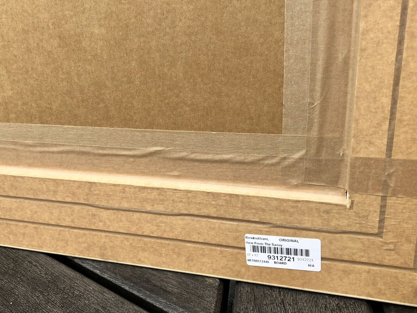 Charles Rowbotham 'View From The Savoy', London, Original Oil Painting ...