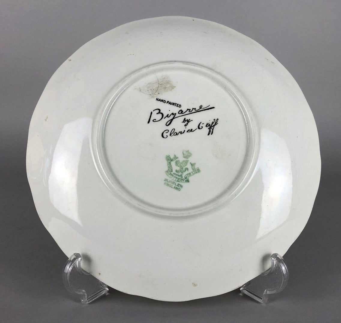 Clarice Cliff - Art Deco Burslem Pottery Bizarre Geometric Star Pattern ...