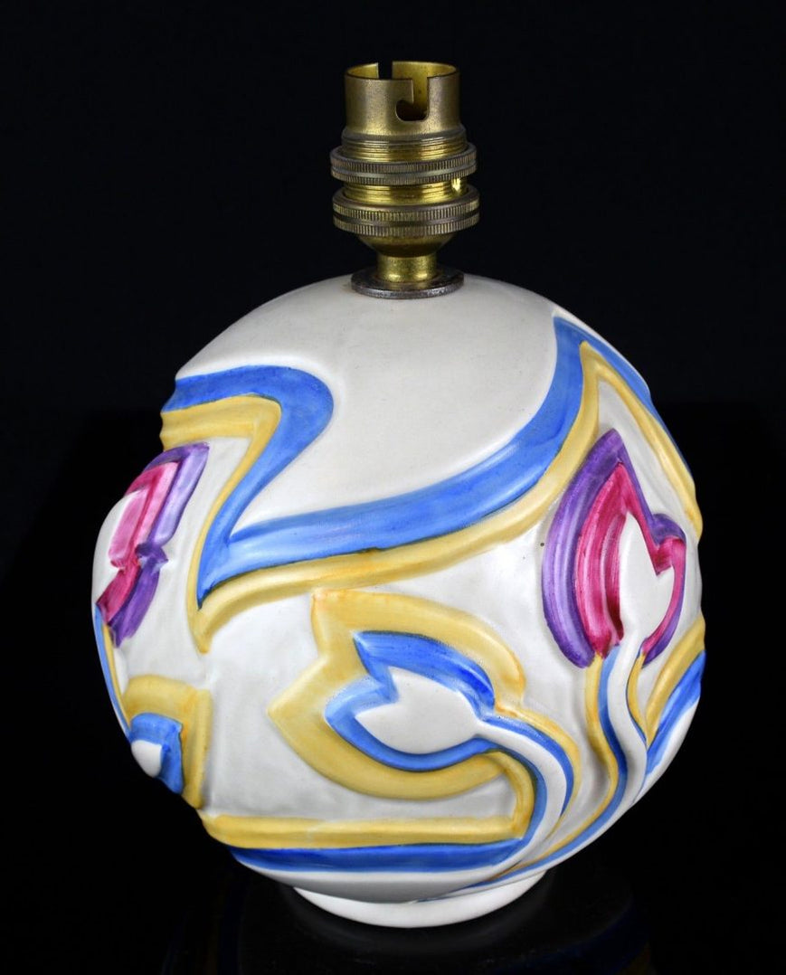 Clarice Cliff -Sgraffito- Art Deco Newport Round Ball Globular Tulip ...