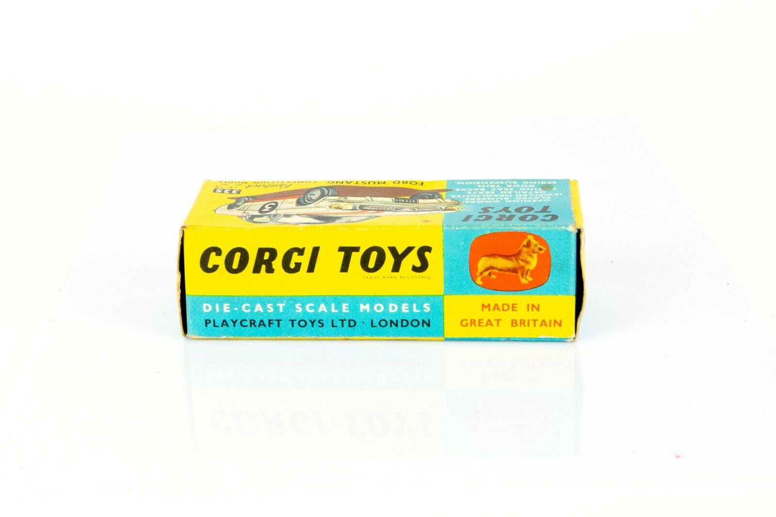 Corgi Toys -Ford Mustang Fastback 2+2 Competition No. 325- Vintage ...