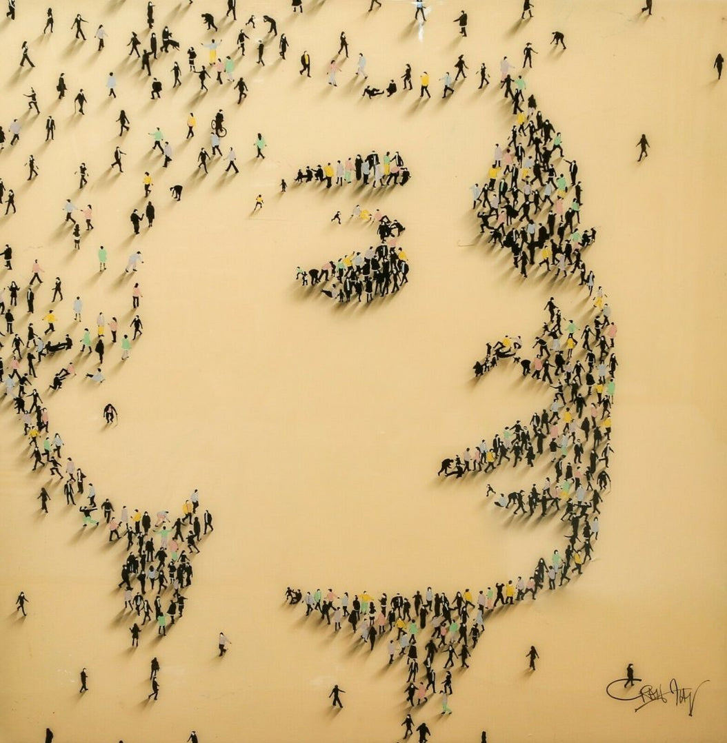 Craig Alan (British, B.1971) -Always Paris- Large Original Mixed Media ...