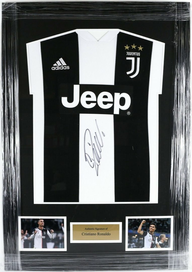 Cristiano Ronaldo - Signed Autograph Juventus Home Football Kit Shirt ...