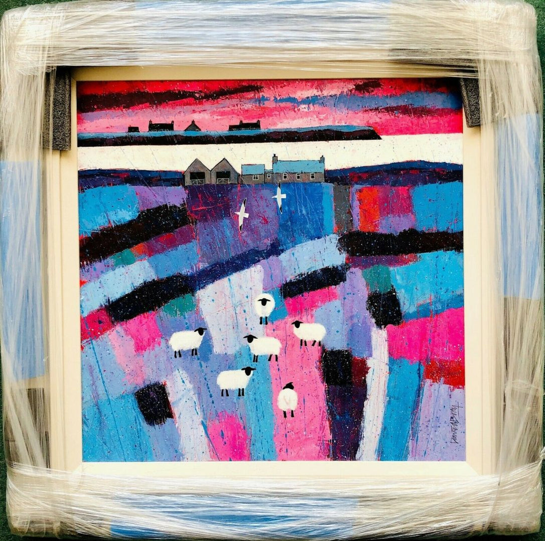 David Body (British, C20Th) -February Frost- Farm Landscape, Oil On ...