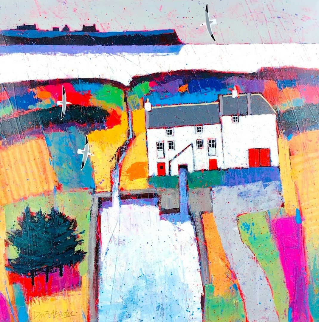 David Body (British, C20Th) -Milland Pond- Farm Landscape, Original Oil ...