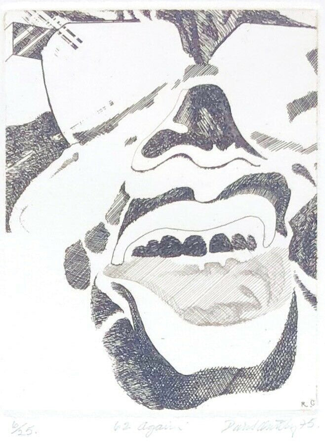 David Oxtoby (British, B.1938) -62 Again- Limited Edition Etching Print ...