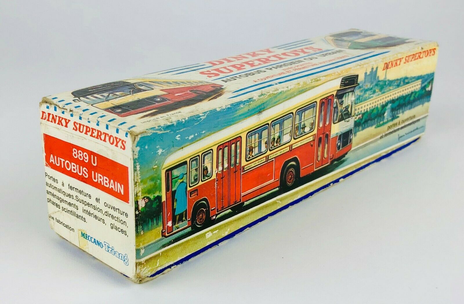 Dinky Supertoys -Autobus Parisien Ou Urban No. 889U- French Bus Coach ...
