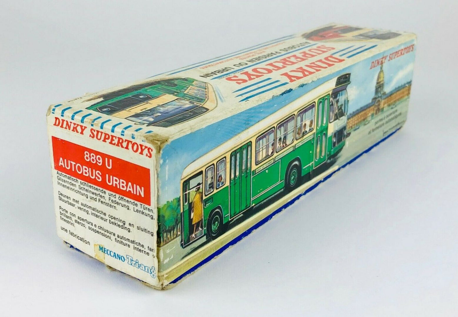 Dinky Supertoys -Autobus Parisien Ou Urban No. 889U- French Bus Coach ...
