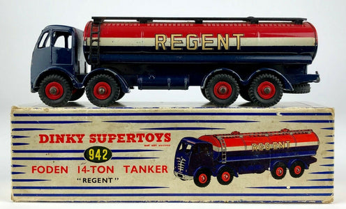 Dinky Supertoys -Foden 14-Ton Regent Tanker No. 942- Model Lorry Truck ...