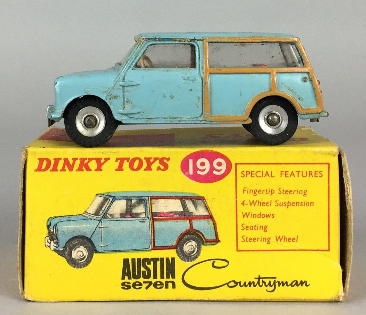 Dinky Toys -Austin 7 Seven Countryman No 199- Vintage Estate Model Car ...