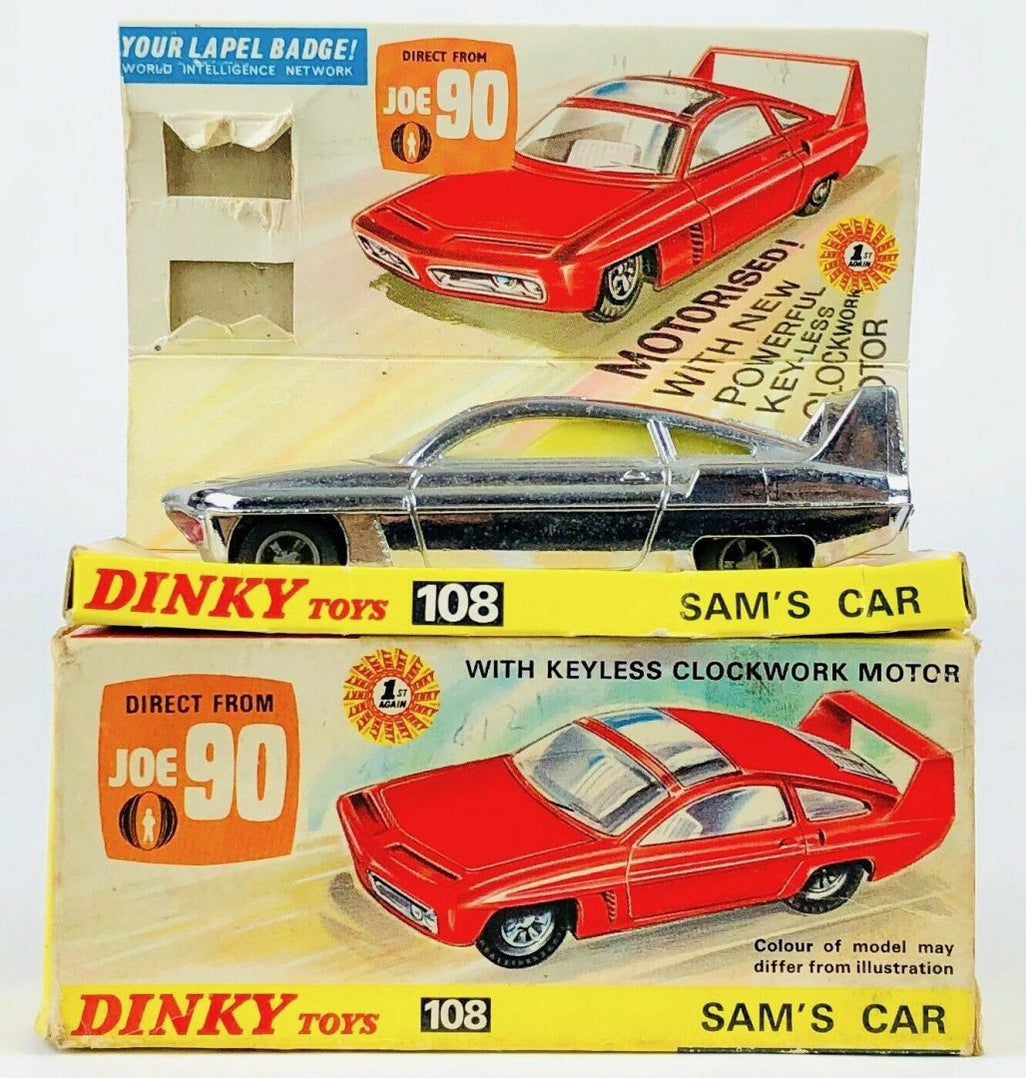 Dinky Toys -Sam'S Car No. 108- Vintage Gerry Anderson Joe 90 Model Car ...