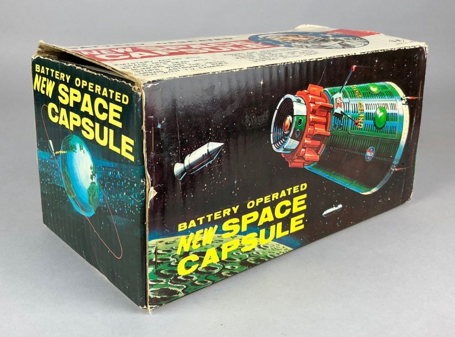 Horikawa -New Space Capsule- Vintage United States Nasa Tin Plate ...