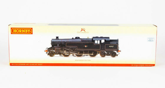 Hornby -Br Stanier 4Mt, Weathered- 00 Railway Locomotive Train R2637X ...