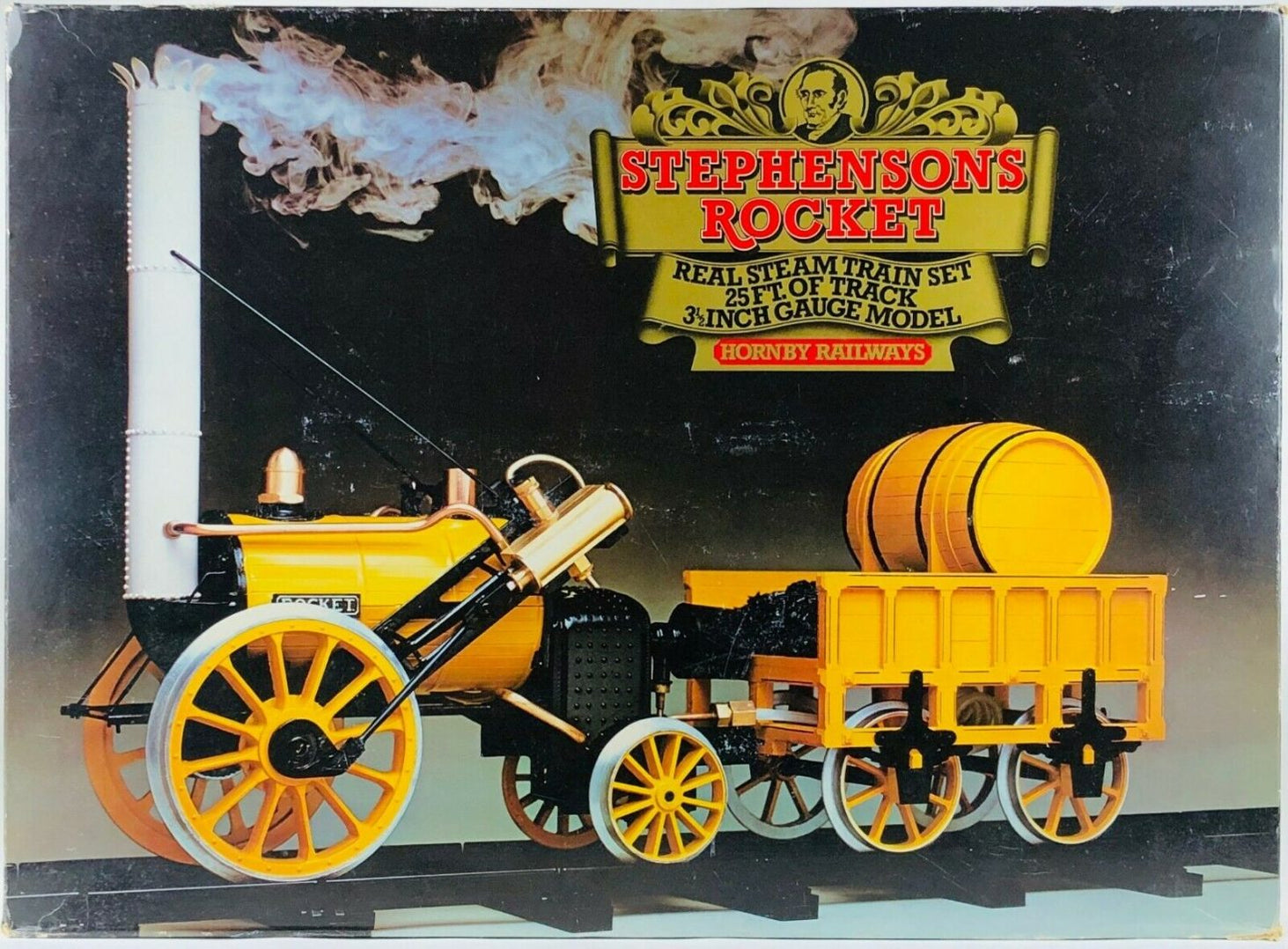 Hornby Railways -Stephensons Rocket- Live Steam Locomotive Train Engine ...