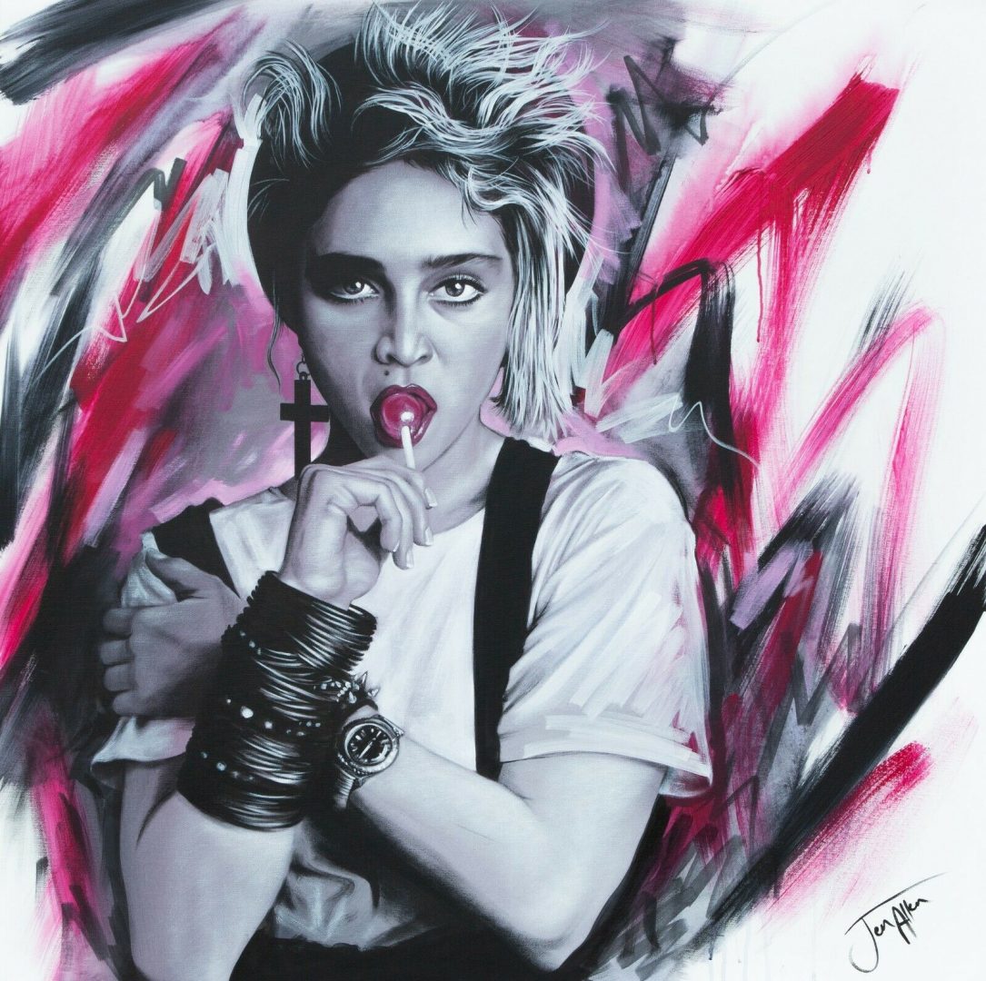 Jen Allen (British, B.1979) -Madonna Pop- Original Oil On Canvas ...
