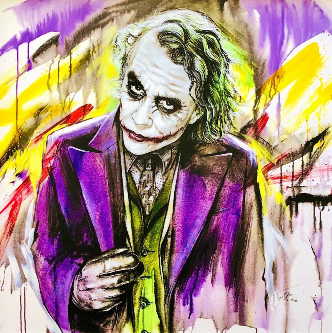 Jen Allen (British, C20Th) -Ace Of Knaves- Limited Edition Batman Joker ...