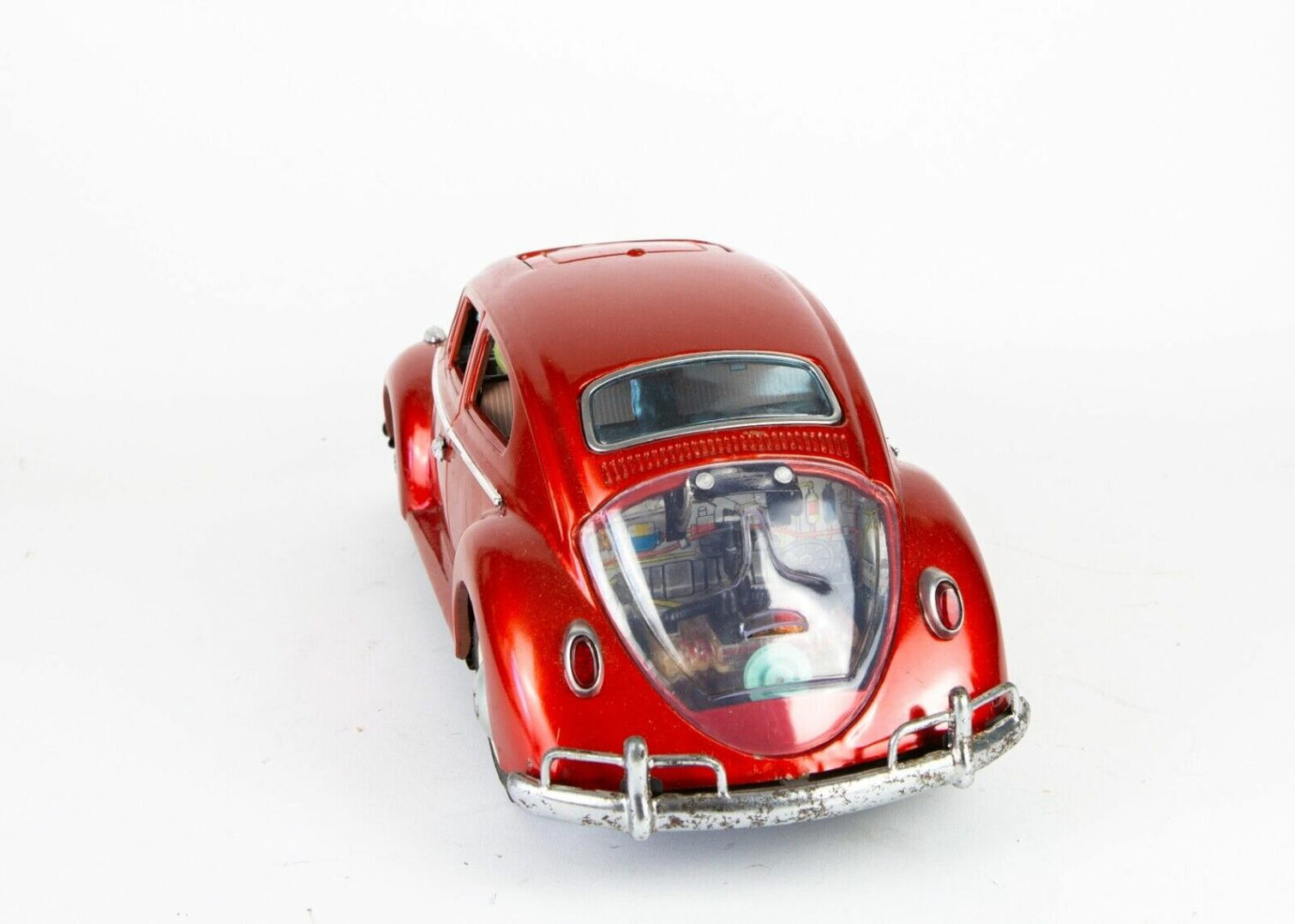 Kingsize Volkswagen - Vintage Japanese Tin Plate Model Vw Beetle Car ...