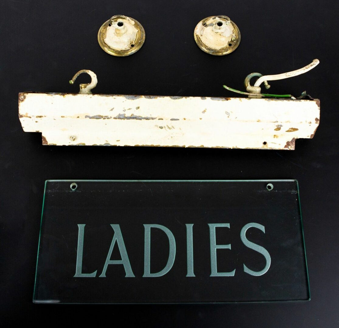 Ladies - Vintage Glass Cinema Theatre Foyer Station Waiting Room ...