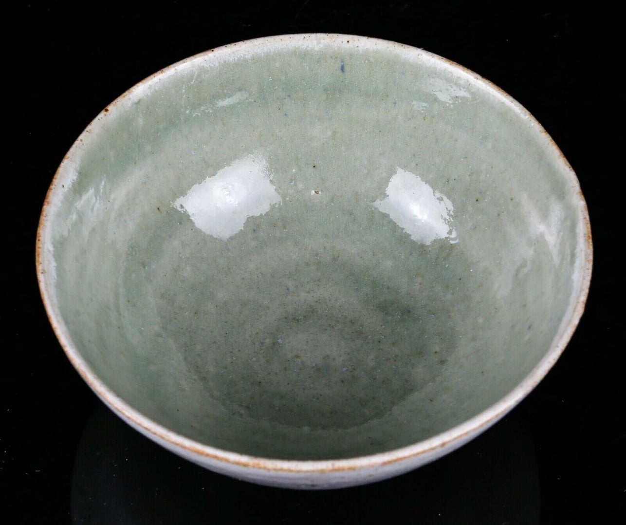 Lucie Rie & Hans Coper- Studio Pottery Speckled White Stoneware Bowl ...