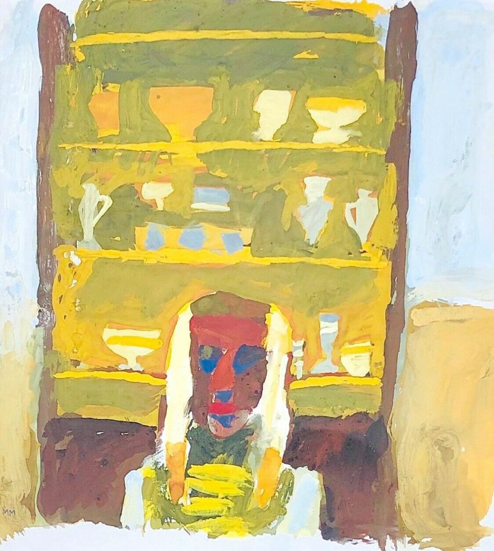 Mary Mabbutt (British, B.1951) -Sunday Afternoon In The Louvre- 1978 ...