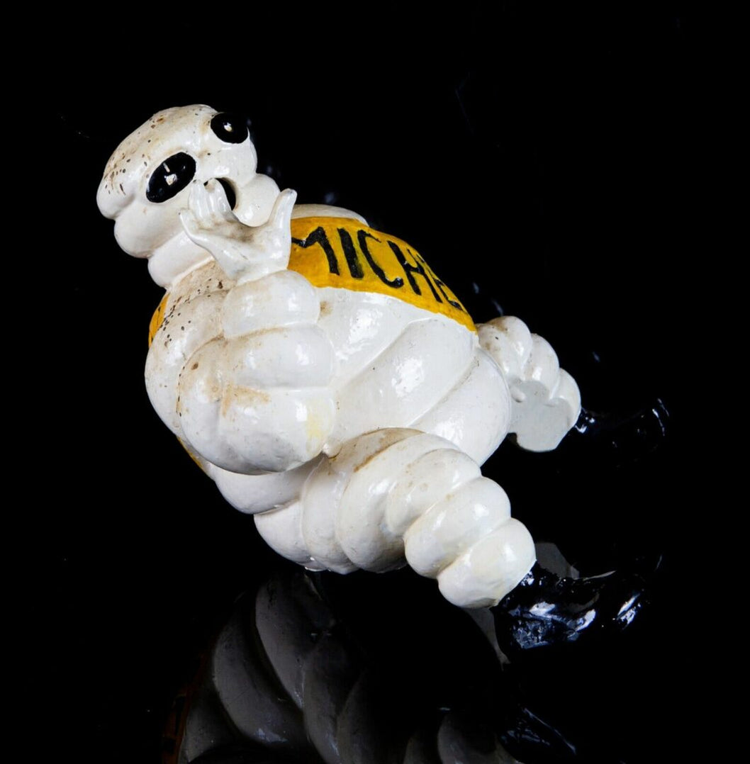 MICHELIN TYRES - VINTAGE MR BIBENDUM ADVERTISING COMPRESSOR TOP FIGURE ...