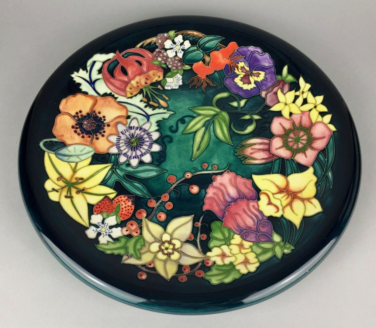 Moorcroft -Carousel- Rachel Bishop Limited Edition Wall Charger Plate ...