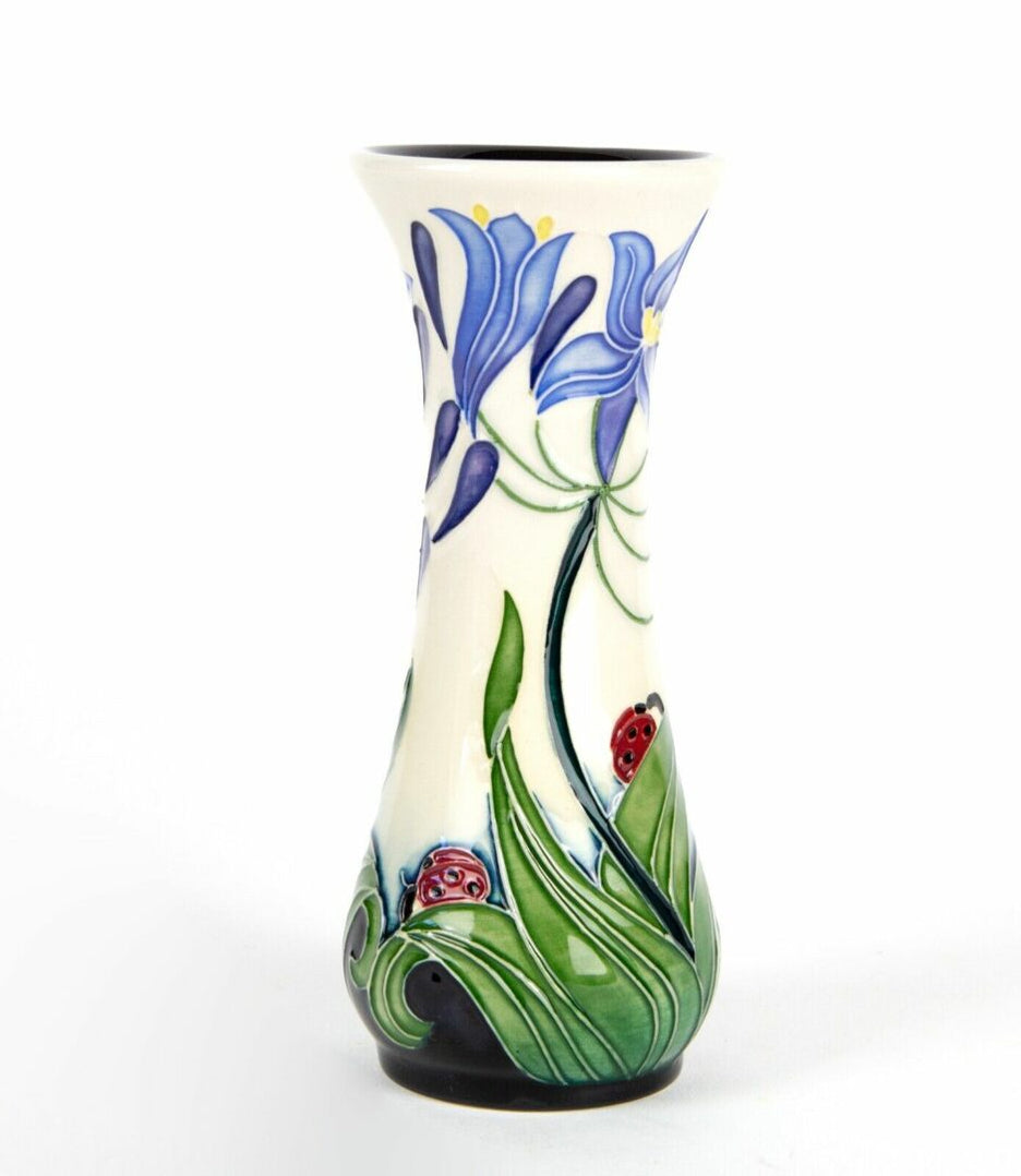 Moorcroft Pottery -Fly Away Home- 2005 Rachel Bishop Flower Ladybird ...