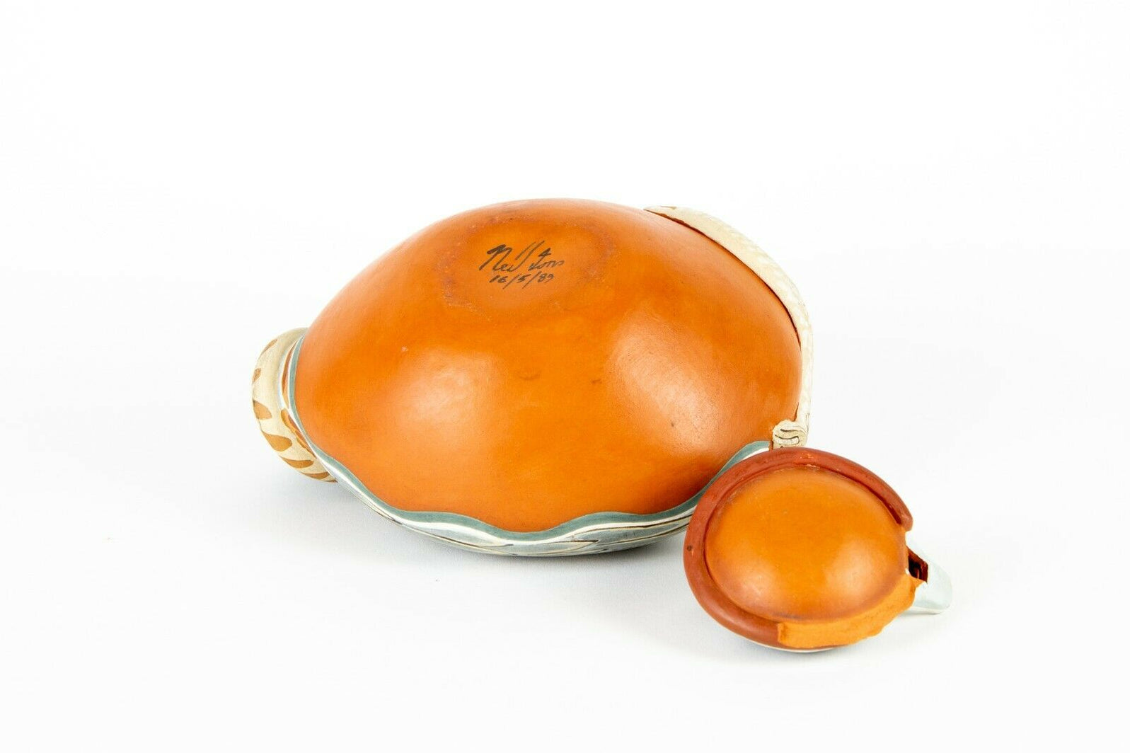 Neil Ions (British, B.1949) Duck/Snake Studio Art Pottery Musical ...