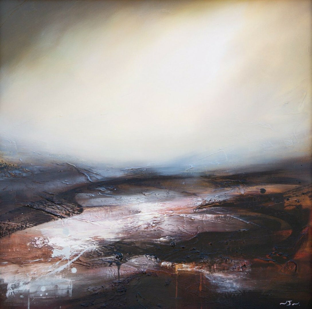 Neil Nelson (British, B.1977) -Shadows Edge- Landscape, Original Oil On ...