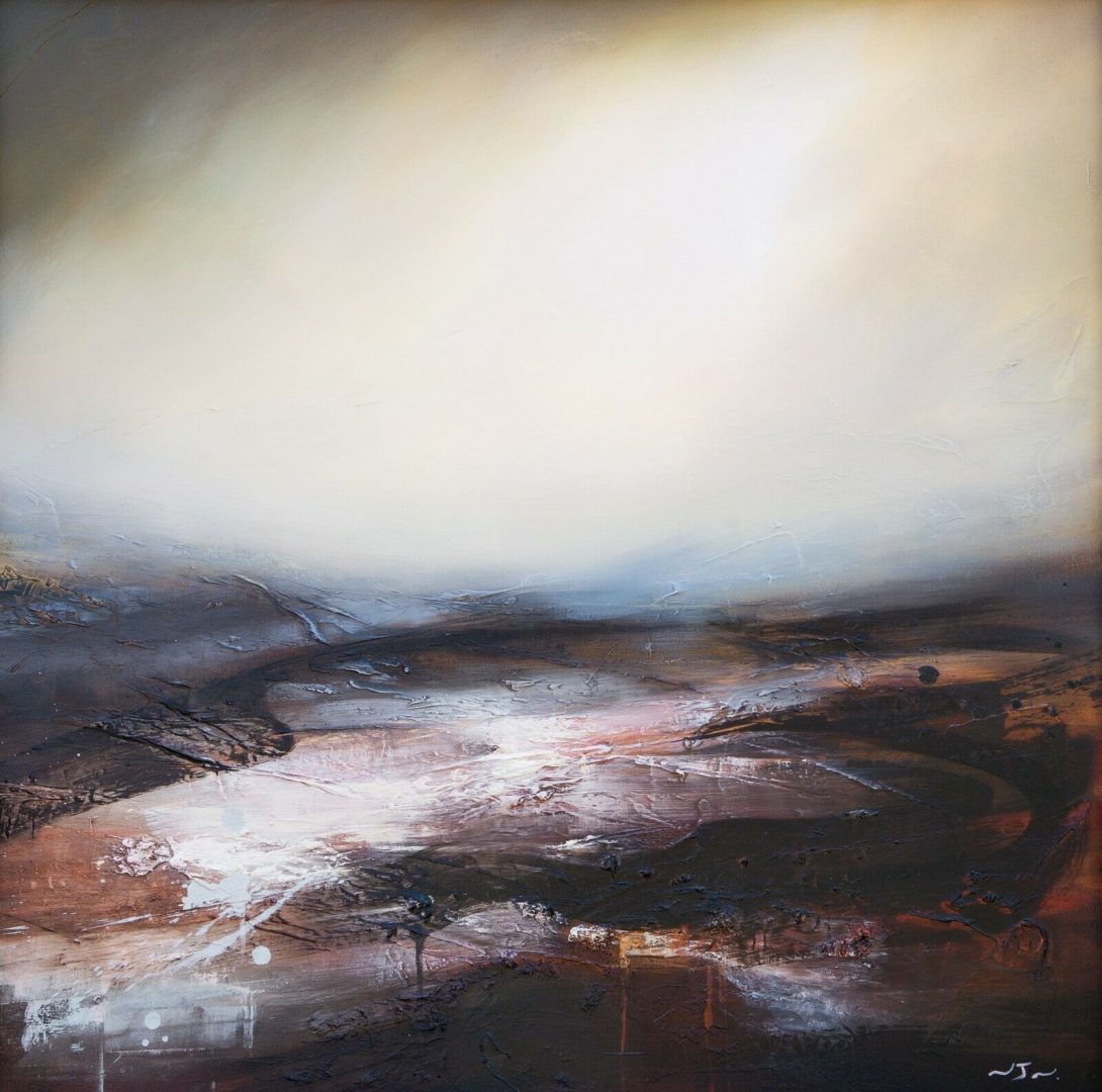Neil Nelson (British, B.1977) -Shadows Edge- Landscape, Original Oil On ...